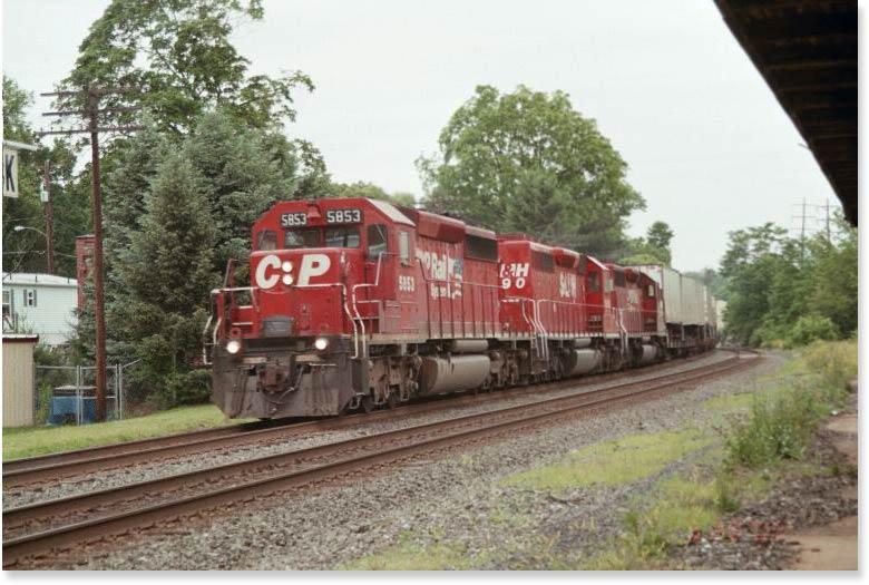 CP train eastbound
